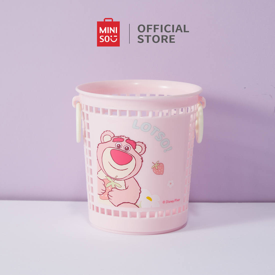 Jual MINISO x Disney Fruit Series Round Kotak Penyimpanan Lotso ...