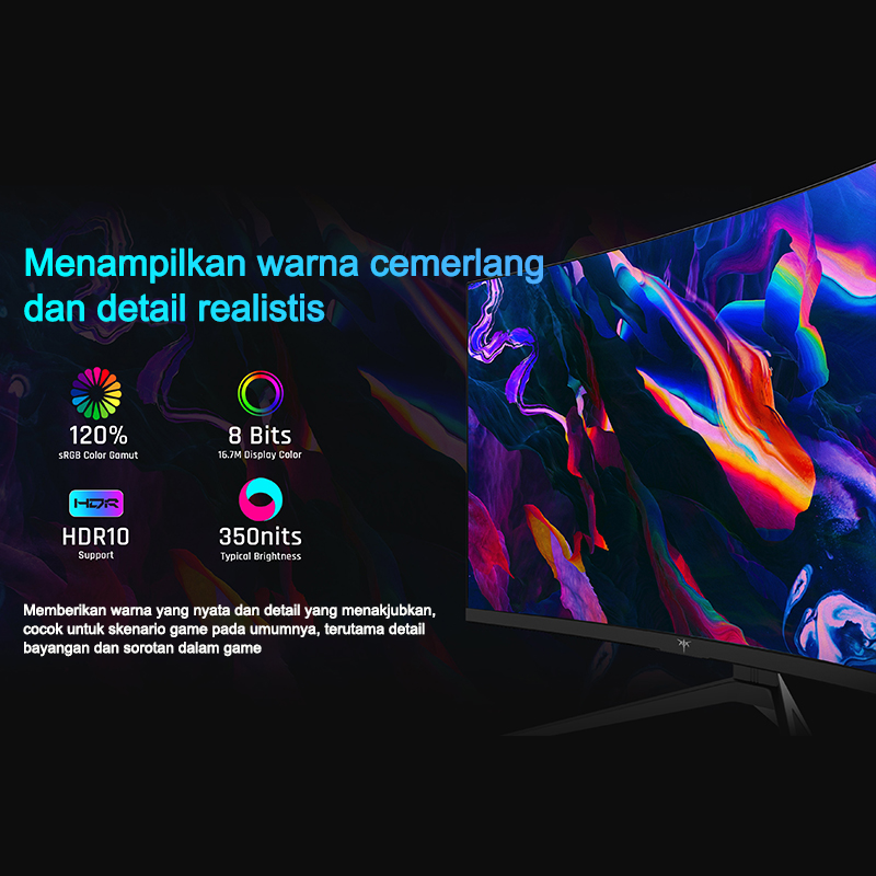 Jual Monitor gamingKTC 32 inci resolusi 2560X1440 120% RGB overclock ...