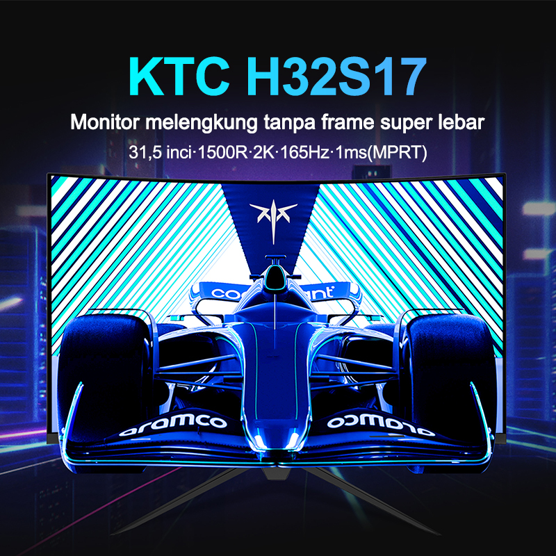 Jual Monitor gamingKTC 32 inci resolusi 2560X1440 120% RGB overclock ...