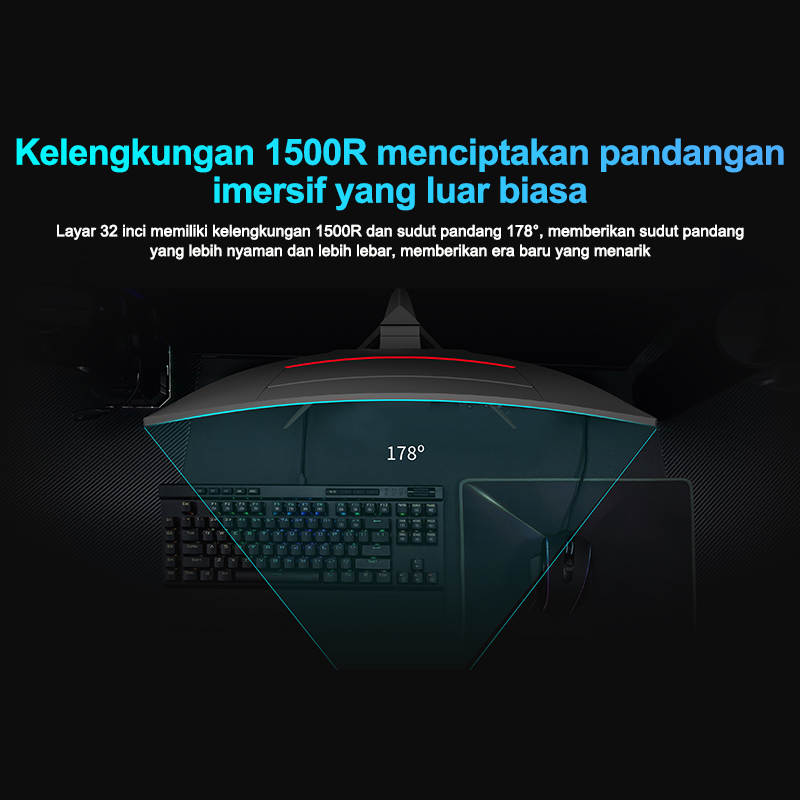 Jual Monitor gamingKTC 32 inci resolusi 2560X1440 120% RGB overclock ...