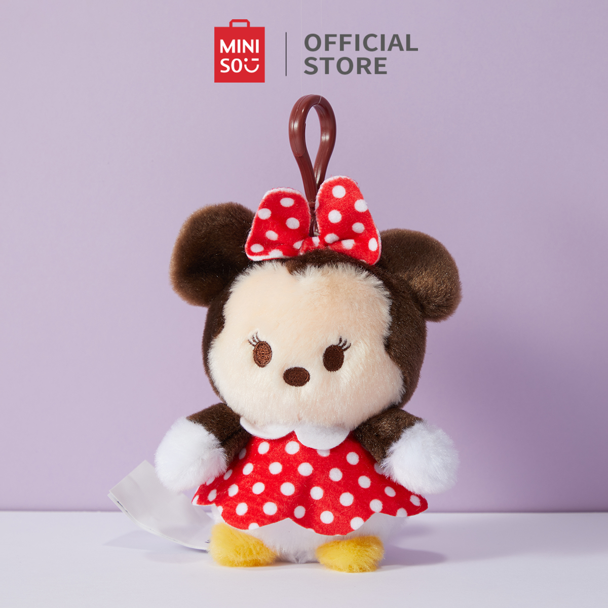 Jual Miniso x Disney Keychain Boneka Anak Stitch Mickey Minnie 5 Inch ...