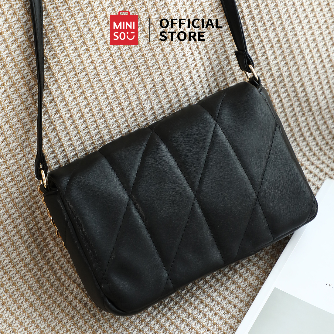 Jual Miniso Tas Selempang Rantai Wanita Sling Bag Wanita Tas Pesta Mode ...
