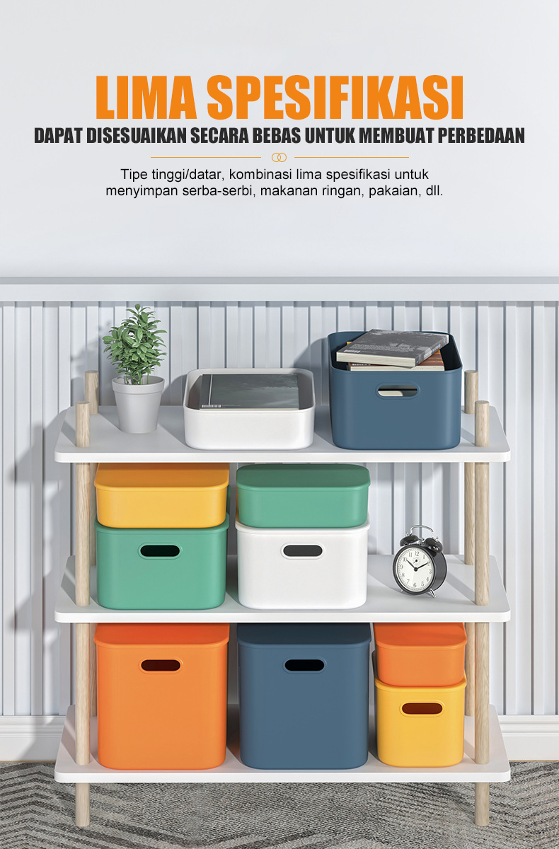 Jual GYT 3IN1 Storage box dengan tutup kotak penyimpanan serbaguna ...