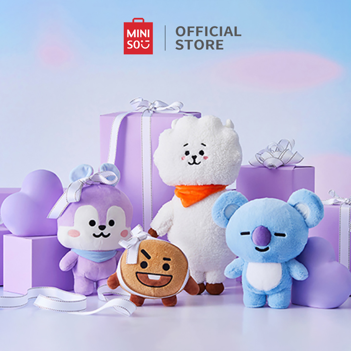 Jual Miniso x BT21 Collection Boneka Mewah Lembut Yang Lucu Plush Toy 9 Inch Hadiah Lucu Gaya ...