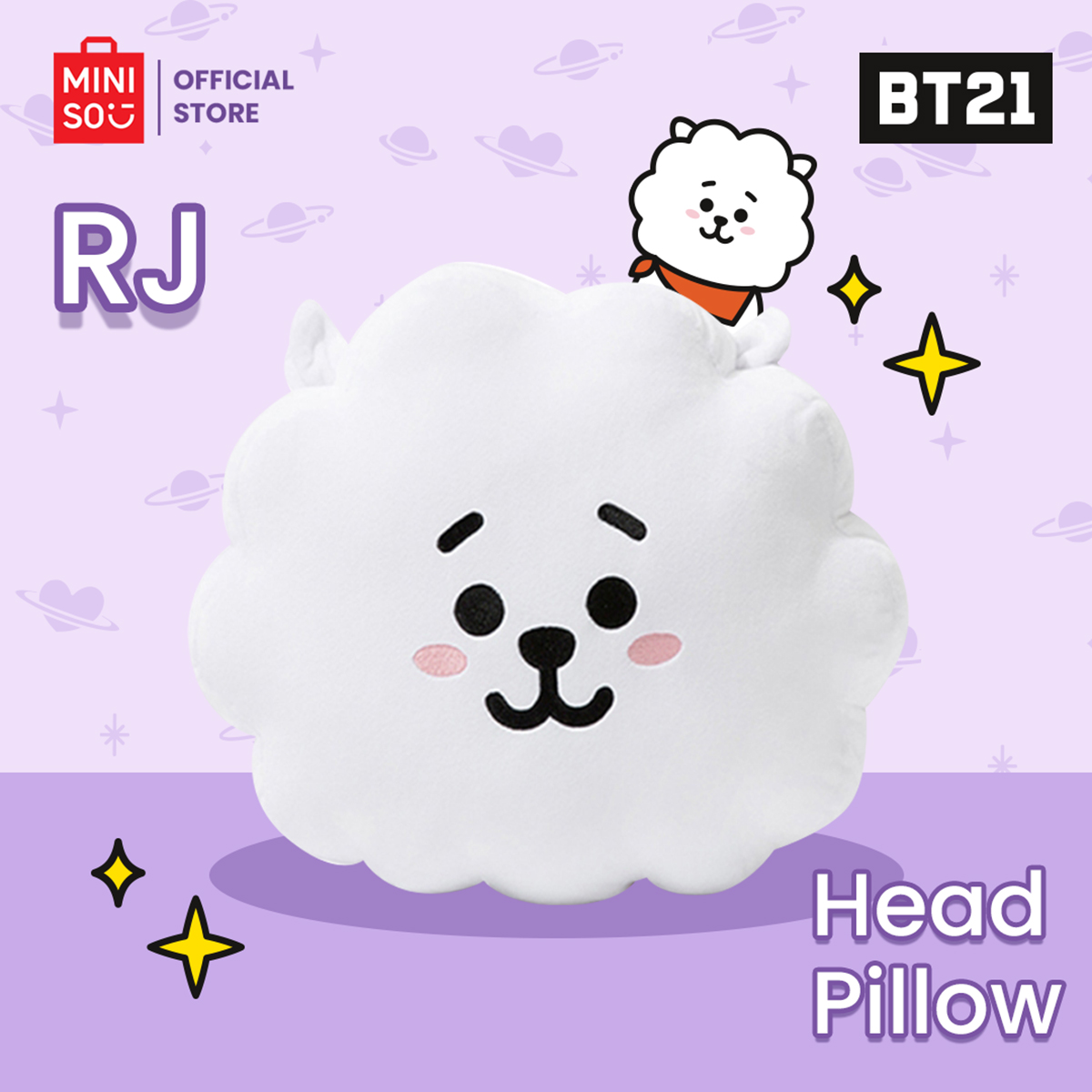 Jual MINISO x BT21 Collection Boneka Bantal Sofa 40CM Bantal Kepala 16 ...