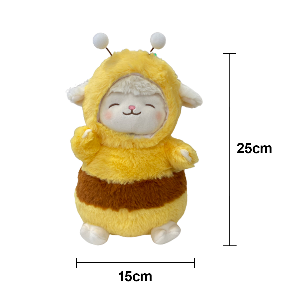Jual MINISO Mainan Mewah Boneka Doll Plush Toys Lamb Baa Series 10 inch Boneka Domba Hadiah ...