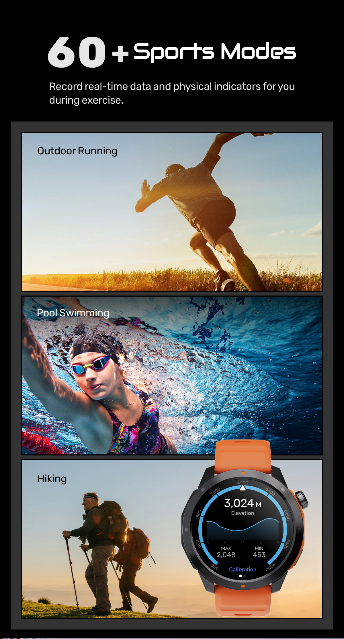 Jual Aolon Navi R3 Smartwatch GPS Map Running Pace Compass True ...