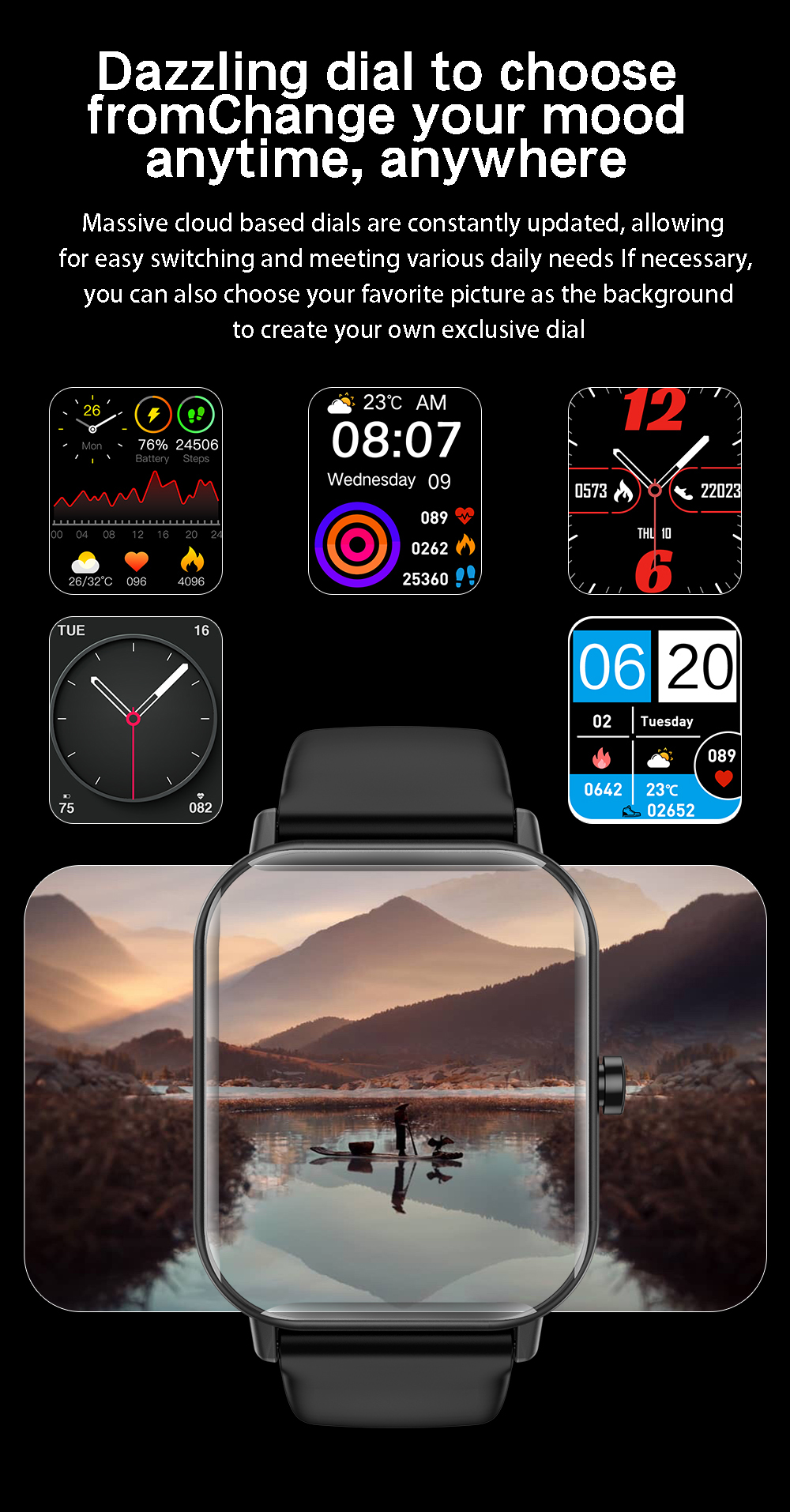 Jual Huafit × Aolon GTS Smartwatch Layar 1.83 inch Bluetooth Call Pace ...