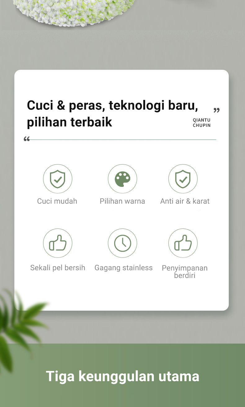 Jual Hoptech - ALAT PEL LANTAI MOP DENGAN ROL PRAKTIS KAIN PEL PUTAR SPIN MOP 6L BUCKET ULTRA ...