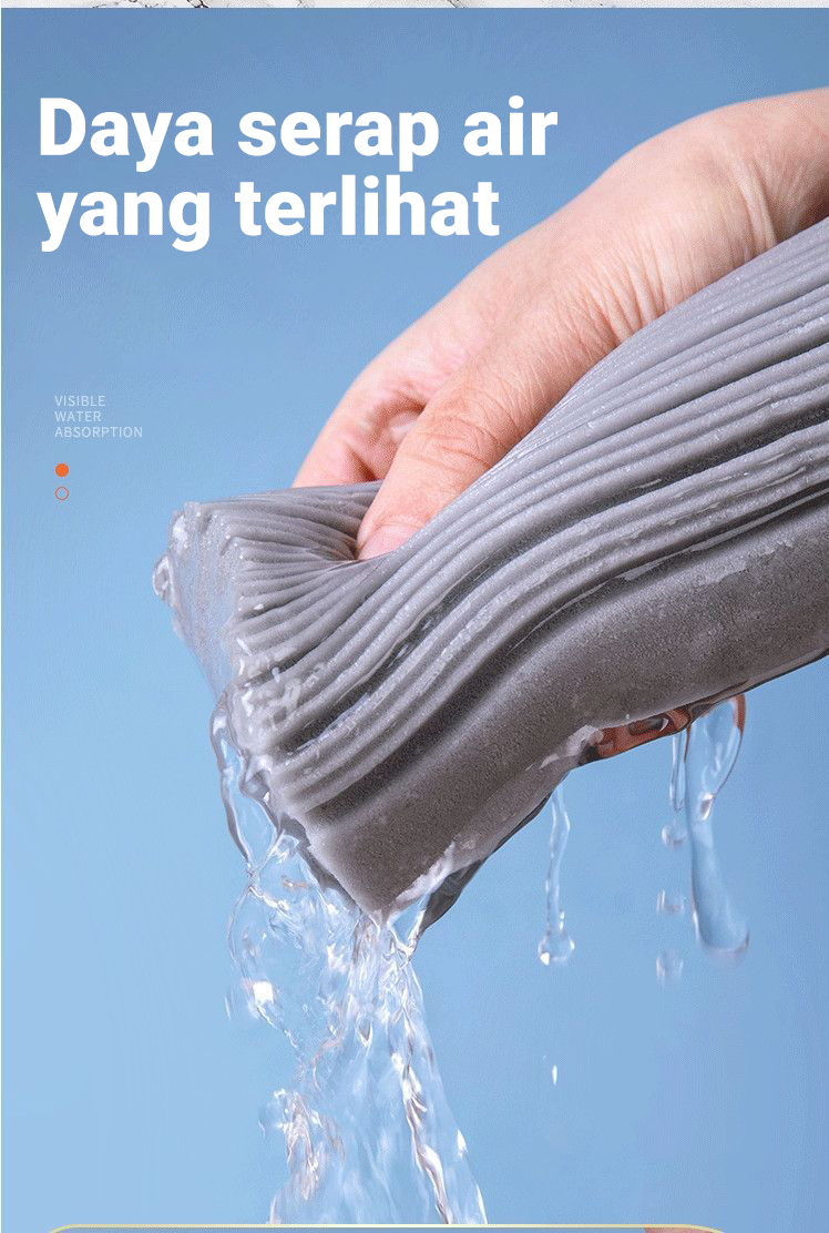 Jual Hoptech - Pel Lantai Spons Lipat Otomatis | Sponge Mop Jumbo 29cm ...