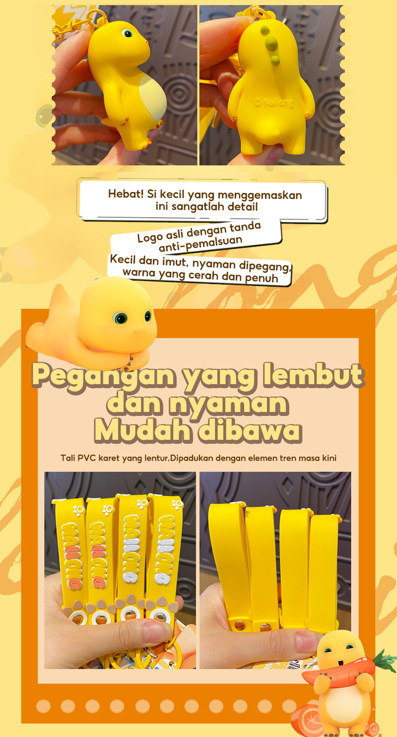 Jual OHSOME - Mainan Anak Dewasa Ganci Gantungan Kunci Nailong Yellow ...