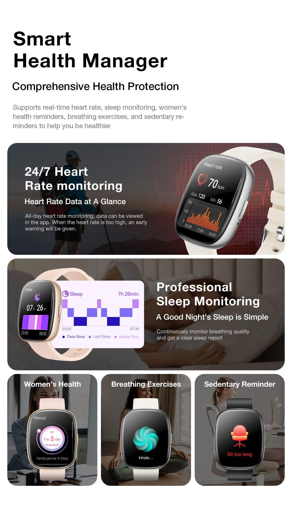 Jual Huafit S6 Smartwatch ORI Telepon WA Layar Oval 40mm Sport Tracker ...