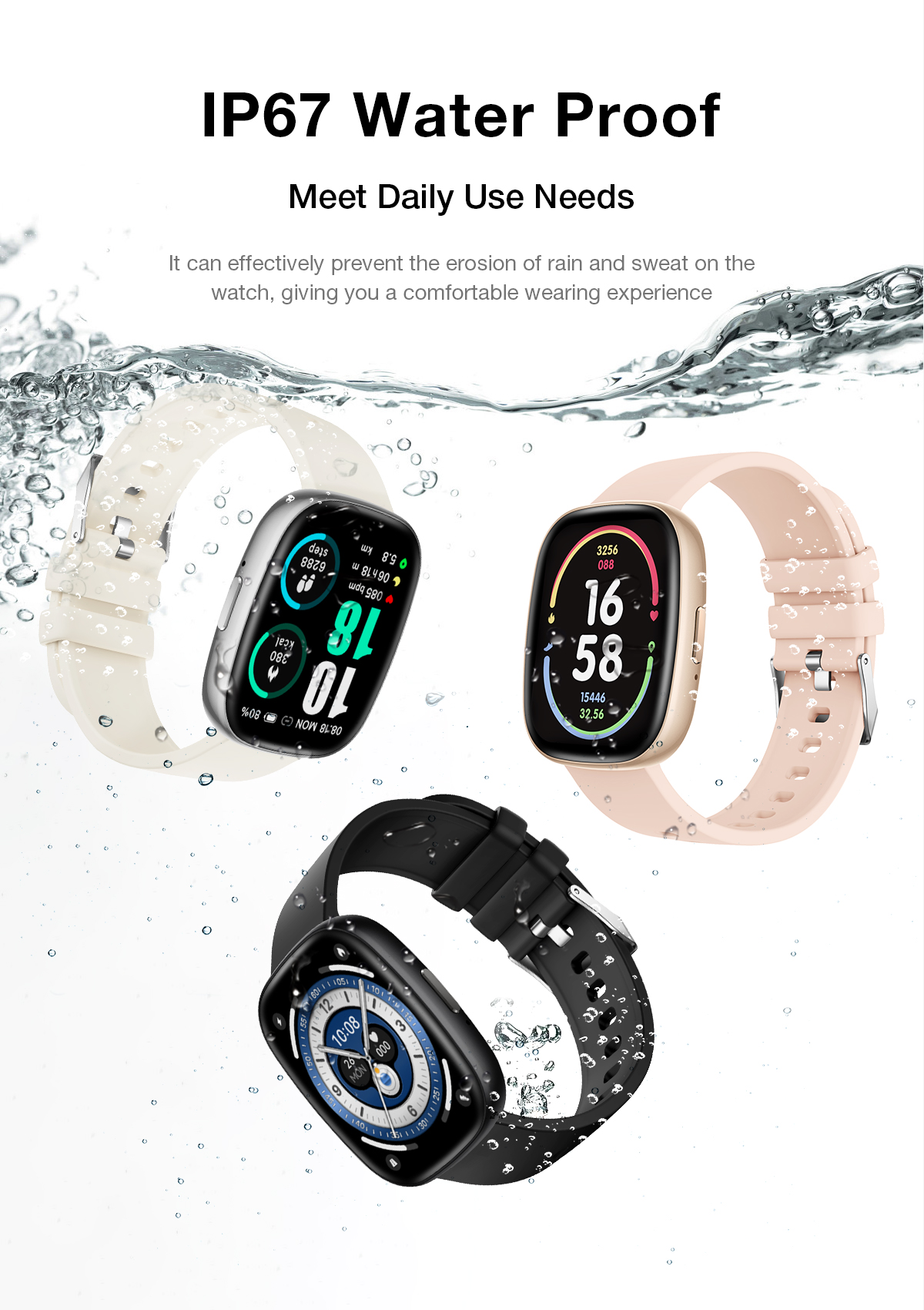 Jual Huafit S6 Smartwatch ORI Telepon WA Layar Oval 40mm Sport Tracker ...