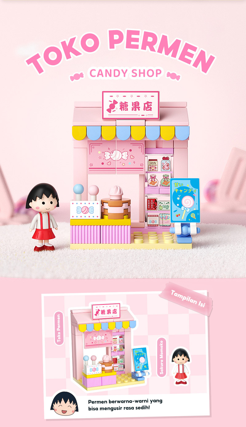 Jual OHSOME Wekki Brick Block Blind Box Gacha Set Koleksi Figure Chibi ...