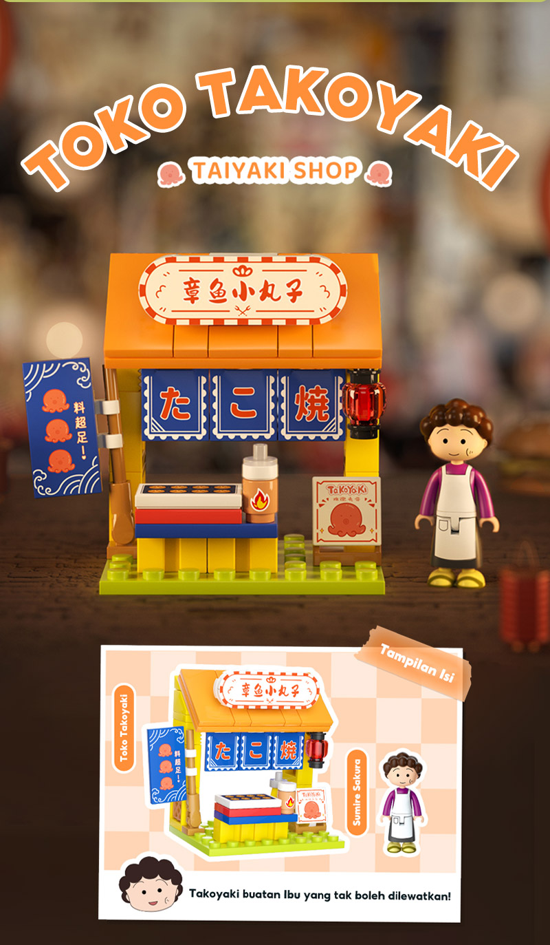 Jual OHSOME Wekki Brick Block Blind Box Gacha Set Koleksi Figure Chibi ...