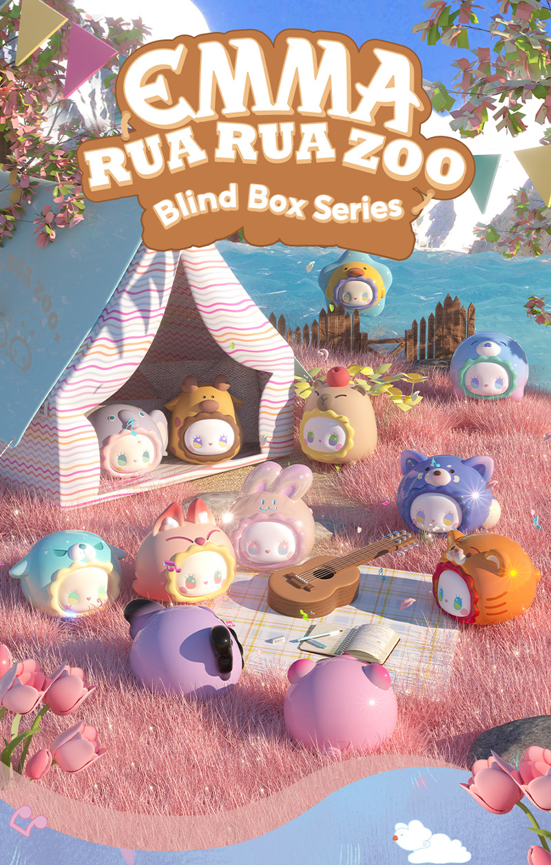 Jual OHSOME EMMA RUA RUA ZOO Series Small Blind Box 24 pcs （Random ...