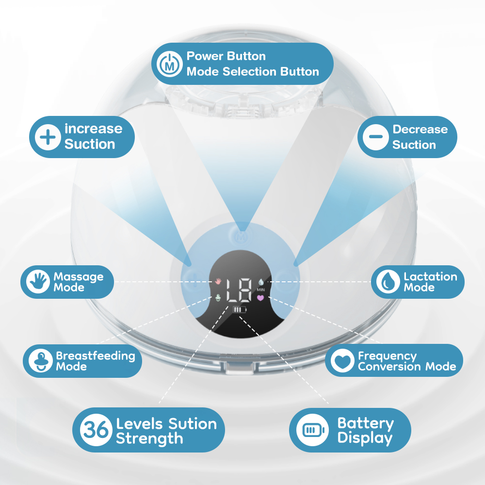 Jual Dr.isla Pompa Asi Elektrik Handsfree Wearable Breast Pump Portable ...