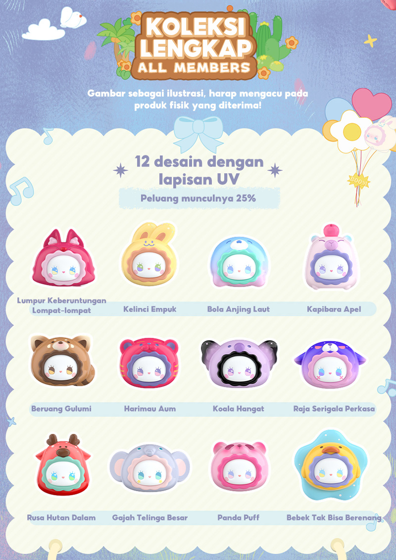 Jual OHSOME Blind Box Gacha Set Koleksi Figure EMMA RUA RUA ZOO Series ...