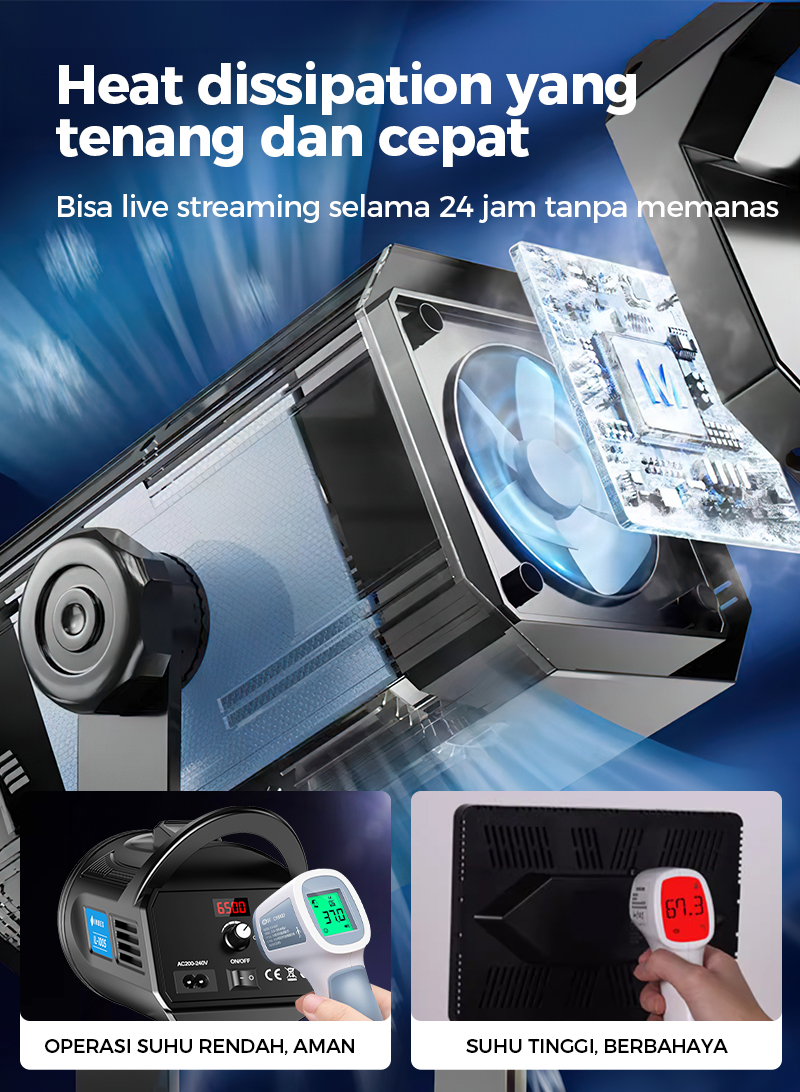 Jual INBEX IL-100S LED Video Light Daylight CRI 90 Untuk Studio Potografi, Video Vlog Dan Video ...