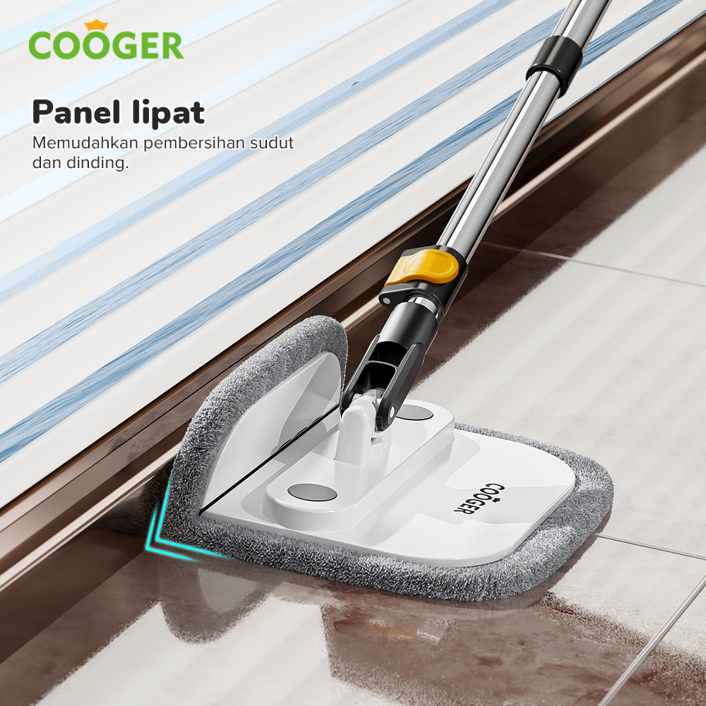 Jual COOGER Alat Pel Lantai Lipat Upgrade Panda Mop 3 Liter Modern ...