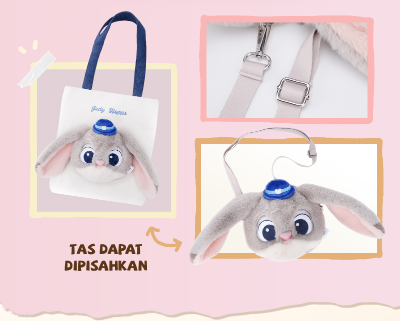 Jual [OHSOME x Disney] - Egradable Disney Zootopia Series Backpack Tas ...