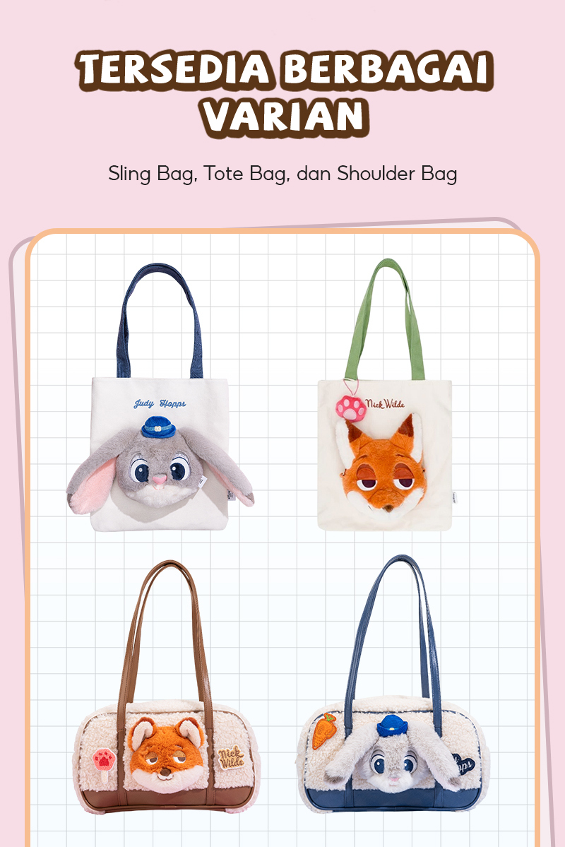 Jual [OHSOME x Disney] - Egradable Disney Zootopia Series Backpack Tas ...