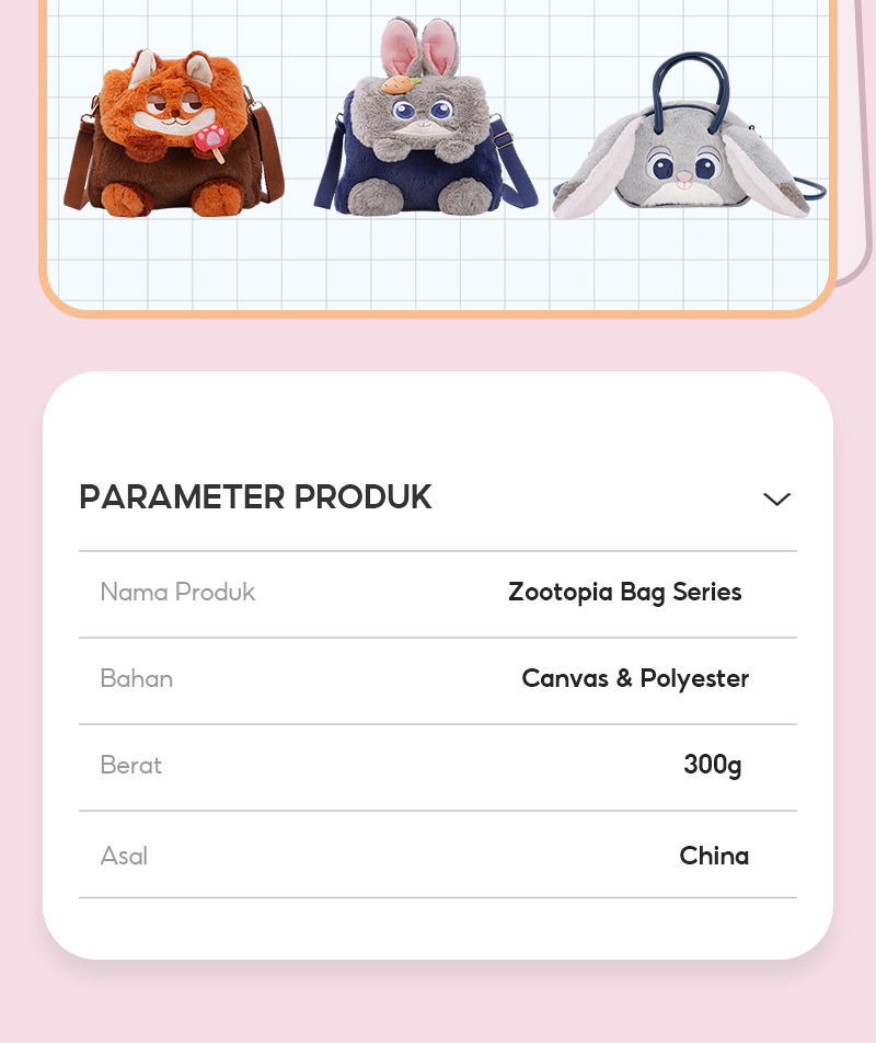 Jual [OHSOME x Disney] - Egradable Disney Zootopia Series Backpack Tas ...