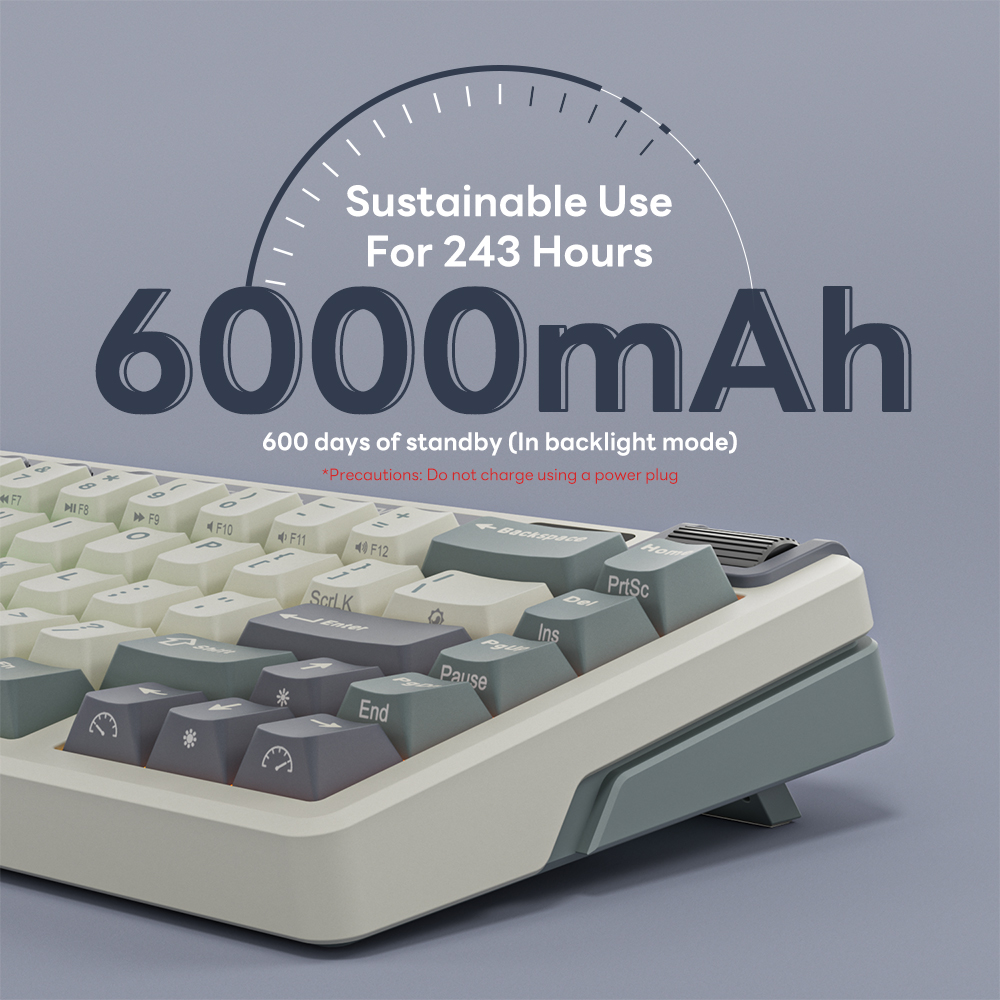 Jual Royal Kludge RK M70 Mocha Grey 73 Key With TFT Screen Gasket ...