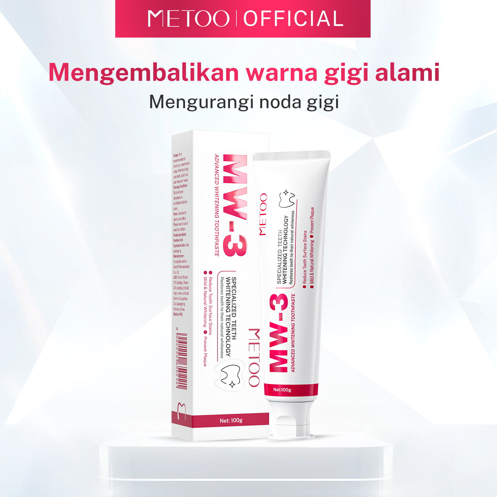 Jual [Mega Bundle] METOO Whitening Bundle-BPOM- pemutih gigi ...