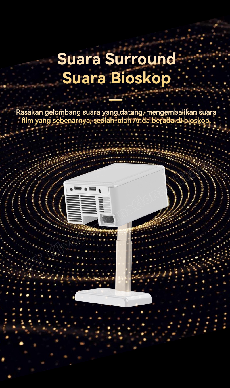 Jual KIVEE 2025 Proyektor 2K UHD definisi ultra tinggi KV-PJ03 kelas ...