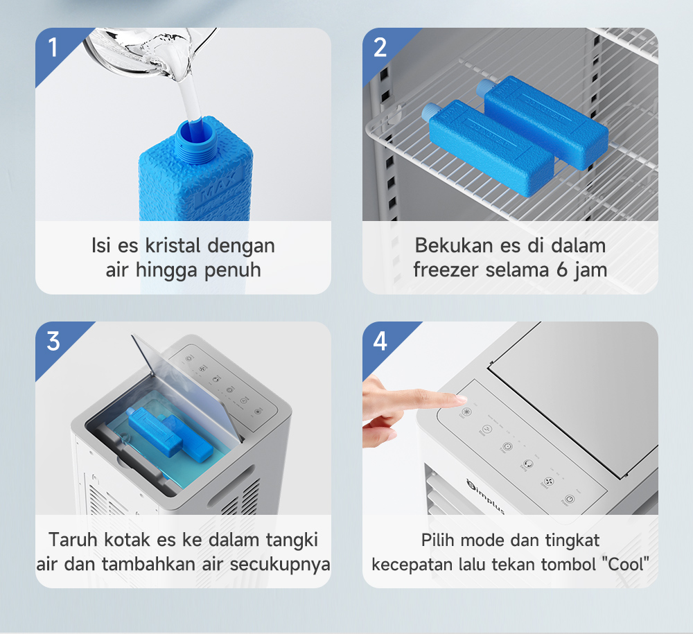 Jual Simplus Air cooler Kipas Angin Pendingin Kipas AC Rumahan Tangki ...