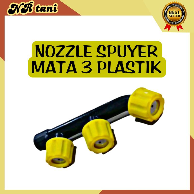 Jual [sprayer elektrik] Nozzle plastik kepala 3/ Nosel Spuyer lubang 3 ...