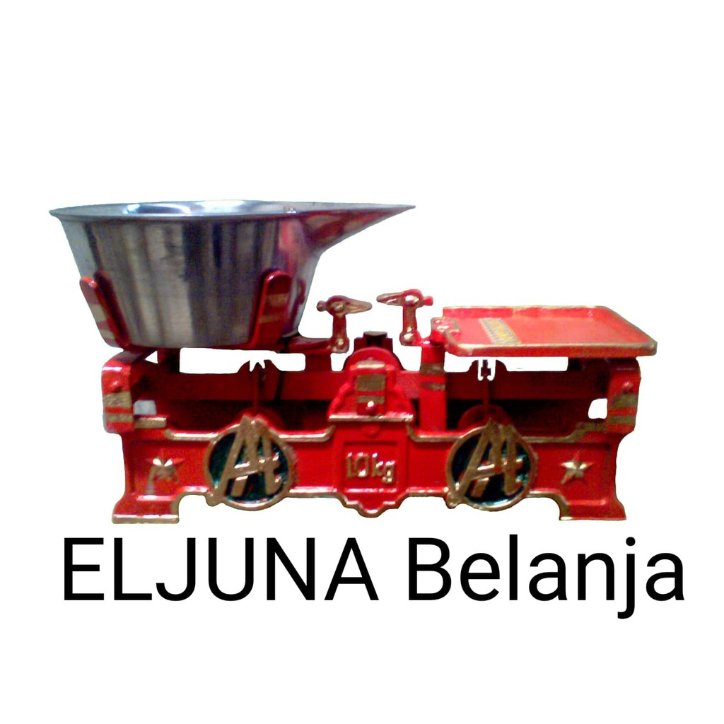 Jual Timbangan Bebek Timbangan Kodok Timbangan Meja10 Kg + Bandul 1set ...