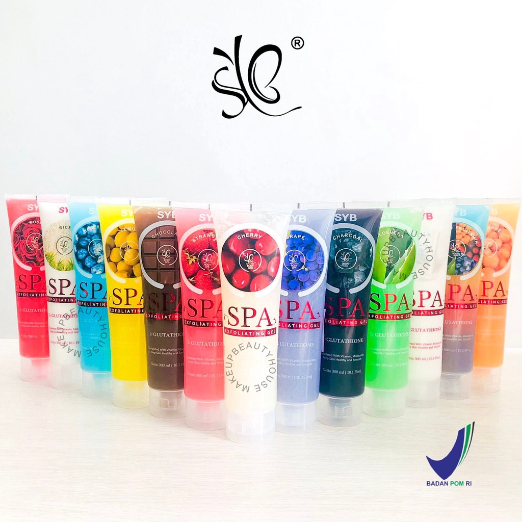 Jual SYB Spa Exfoliating Gel With L-Glutathione 300ml | Body Spa ...