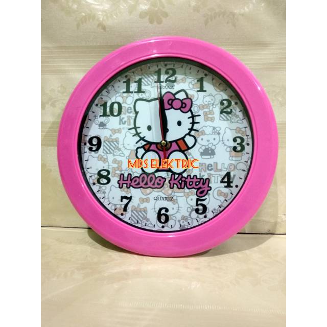 Jual Jam dinding karakter / Doraemon, hello Kitty dan keroppi | Shopee Indonesia
