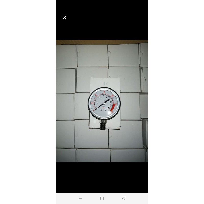 Jual PG 150 psi raket presure gauge 10 bar 2.5" | Shopee Indonesia