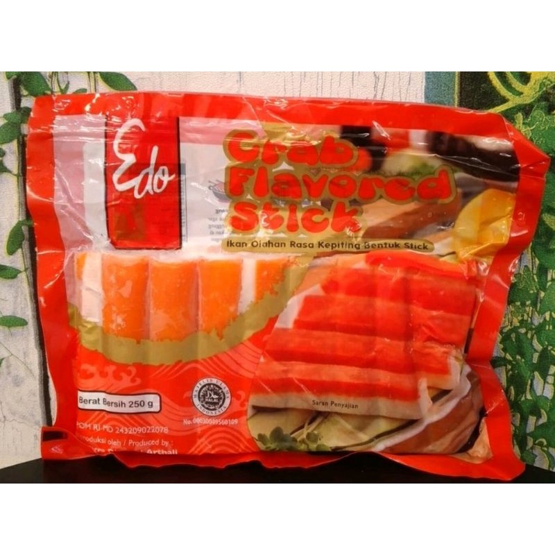 Jual EDO CRAB FLAVORED STICK FROZEN 250gr | Shopee Indonesia
