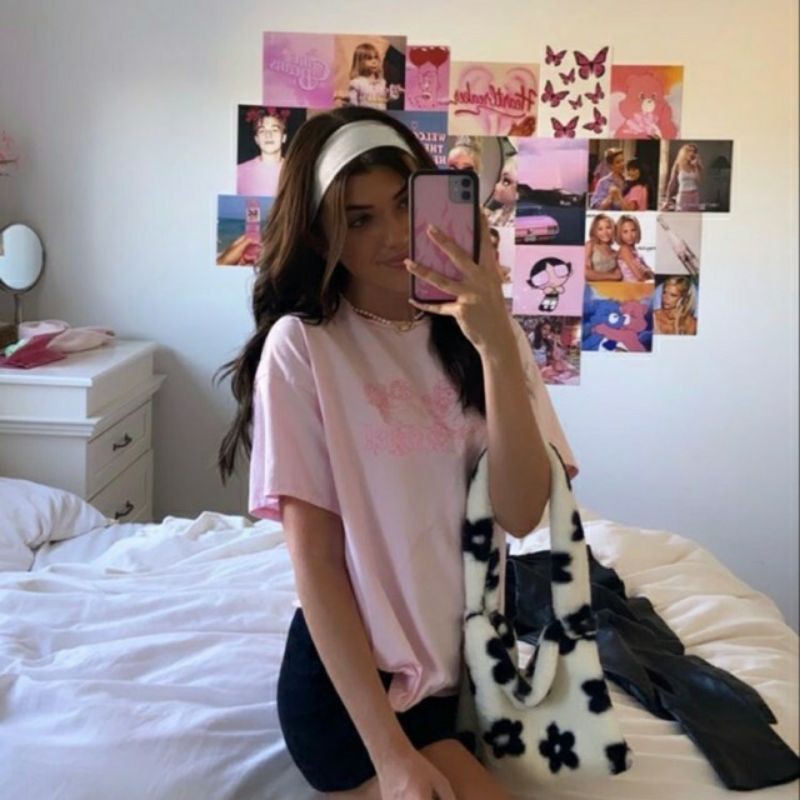 Jual Plain Headband | Bando/Bandana Aesthetic E Soft Girl Y2K Stretch ...