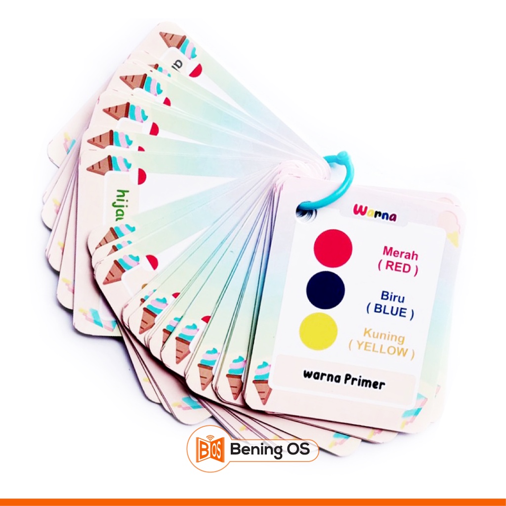 Jual Mengenal Warna - Flash Card Mainan Edukasi (Mion) | Shopee Indonesia