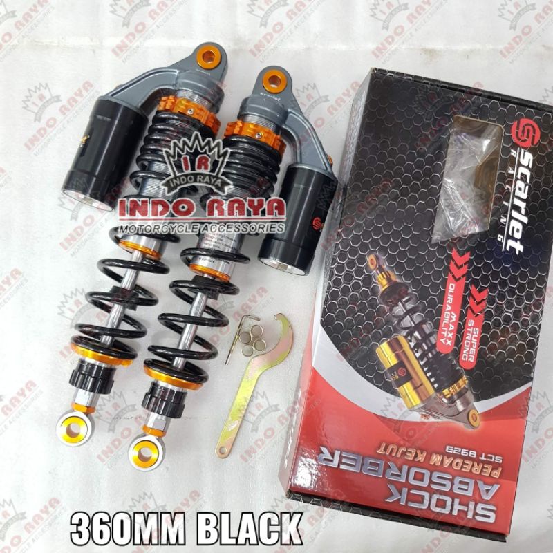 Jual Shockbreaker scarlet tabung atas fungsi preload fungsi 8923 GT premium 280mm 320mm 340mm ...