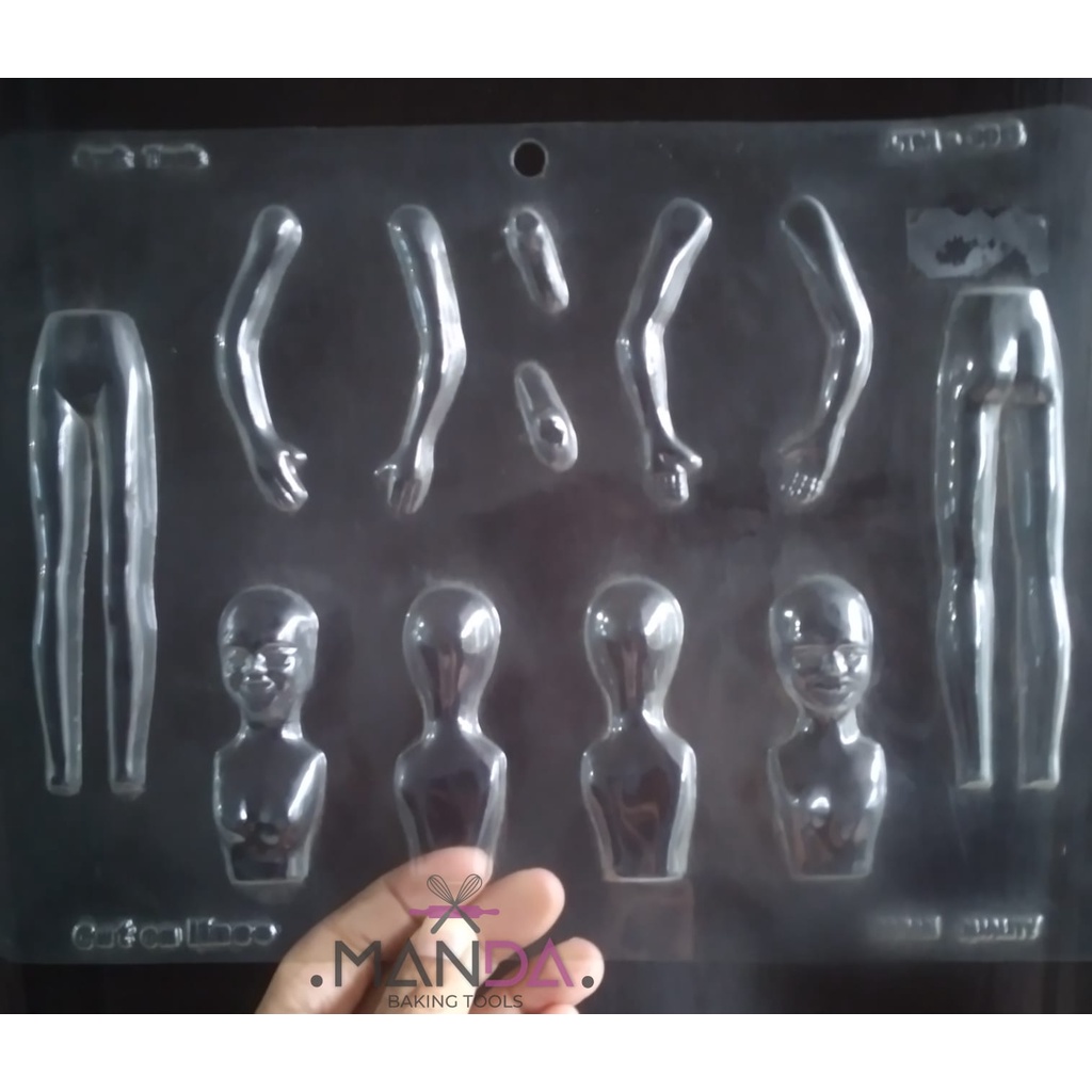 Jual Mika cetakan fondant clay bentuk orang manusia perempuan wanita ...