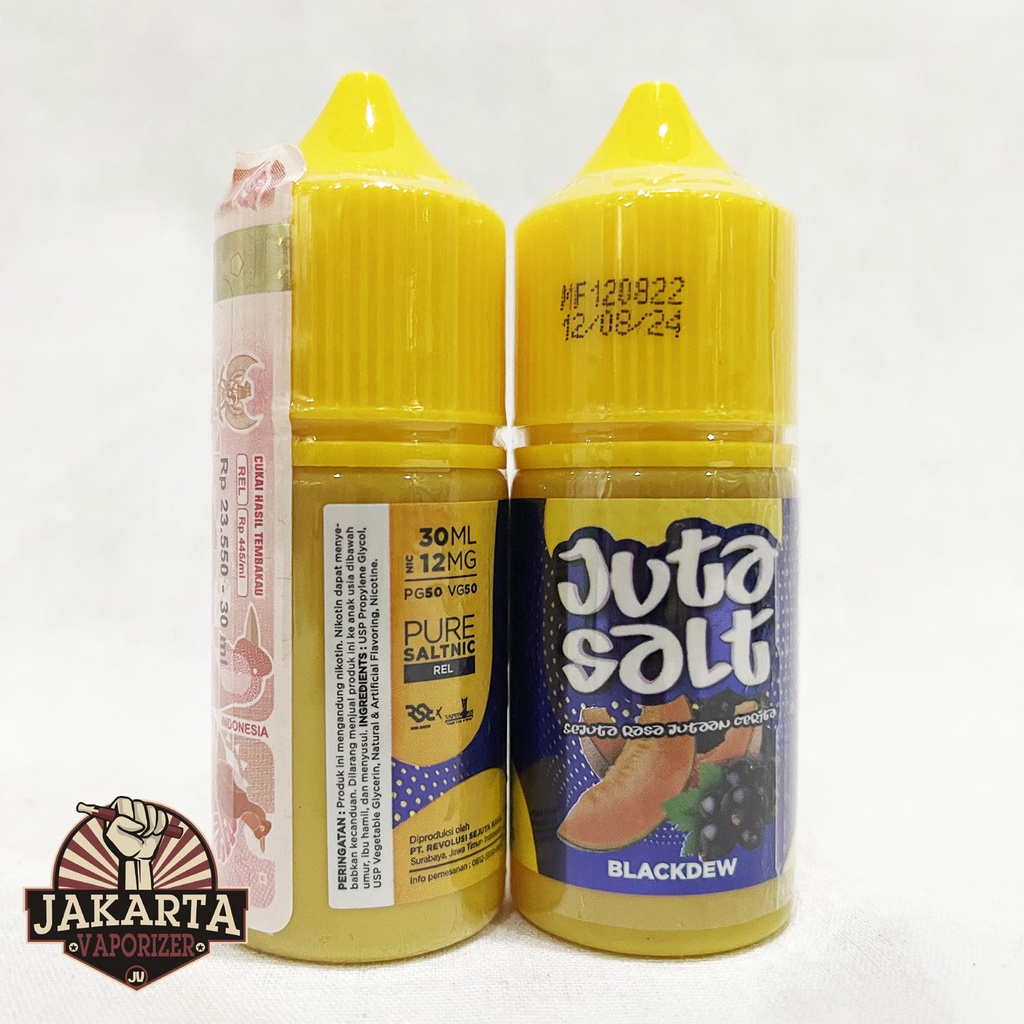 Jual [SALT] JUTA JUICE BLACKDEW 30ML 12MG 30MG SALTNIC BY RSR BREW X VAPEBOSS | Shopee Indonesia