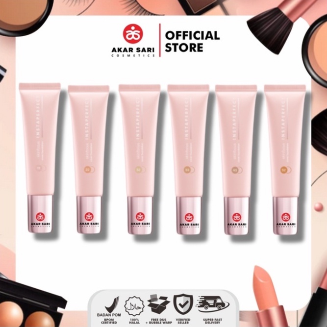 Jual WARDAH INSTAPERFECT SKINFOCUS COVER FOUNDATION - Alas Bedak 30 ml ...