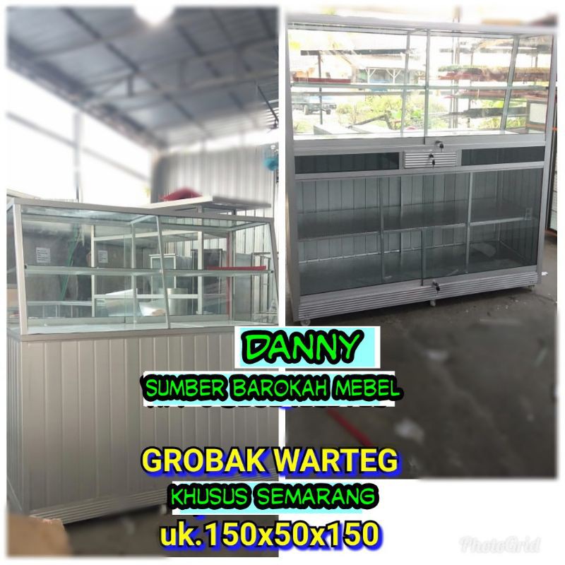 Jual Gerobak Etalase warteg / rumah makan / Etalase nasi - Bahan ...