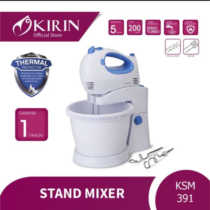 Jual STAND MIXER KSM-391 KIRIN / MIXER KIRIN | Shopee Indonesia