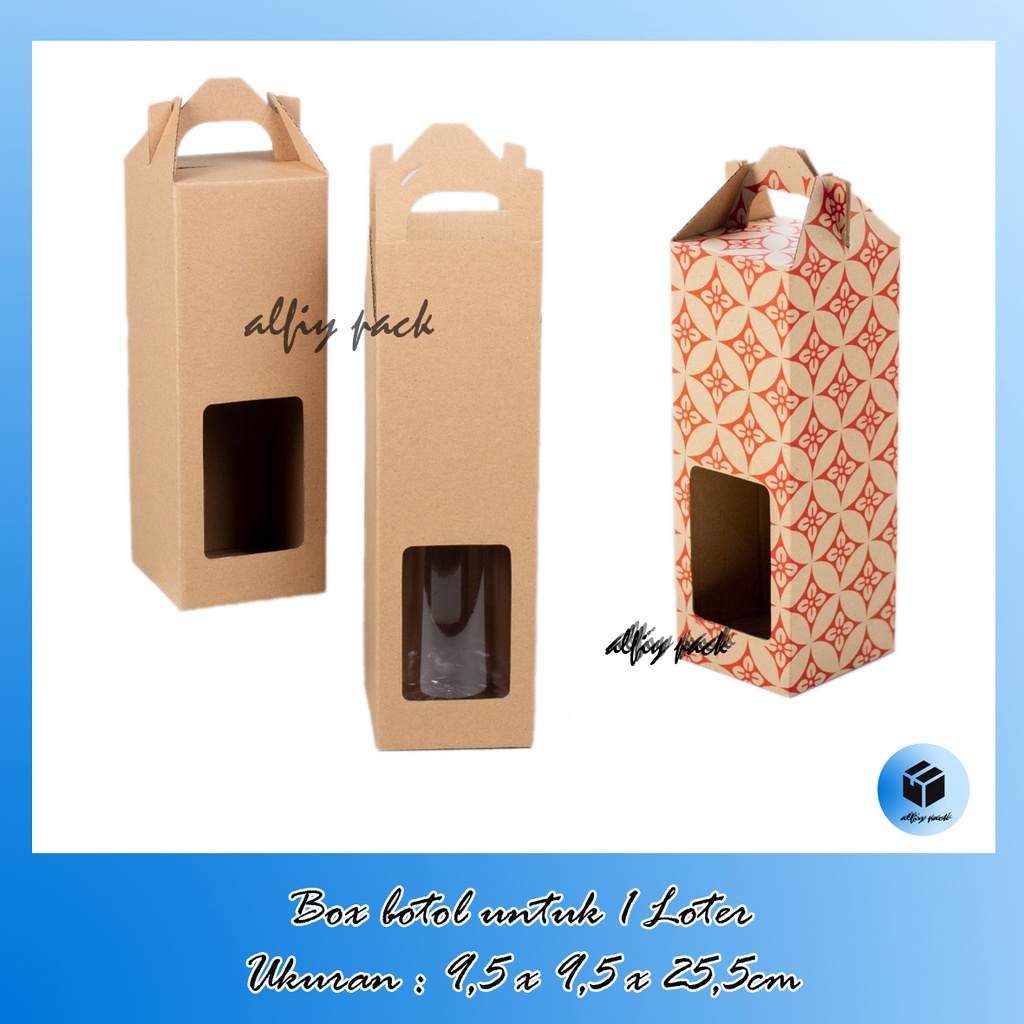 Jual 1pack isi 10pcs KARDUS JINJING BOTOL KALE ISI 1 X 1 LITER / DUS ...