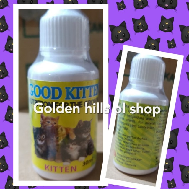 Jual Good kitten 30 ml multivitamin untuk anak kucing kitten | Shopee ...