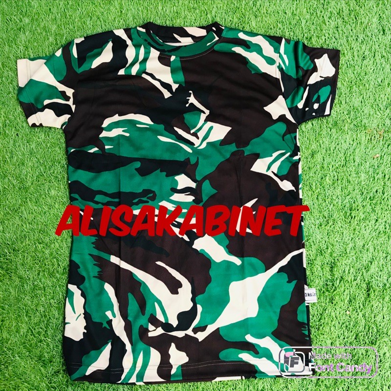 Jual Kaos Loreng Malvinas Dryfit Jatah TNI | Shopee Indonesia