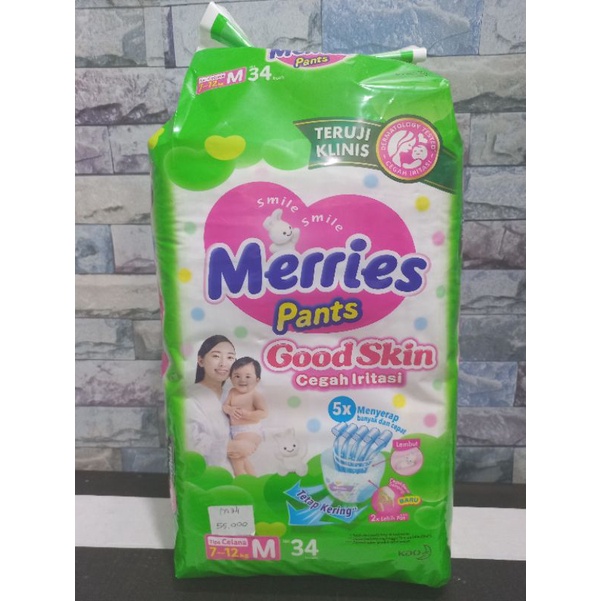 Jual Popok Merries M34 | Shopee Indonesia