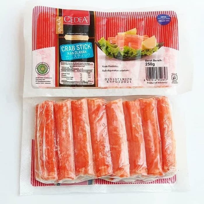 Jual Cedea Crab stick 250g Kani Stick Crab HALAL Makanan Beku Makassar ...